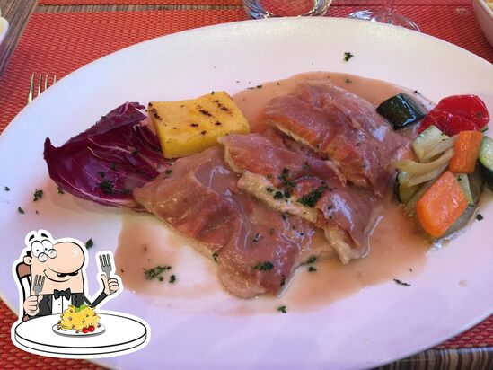 Menu at La Locanda restaurant, Luxembourg City
