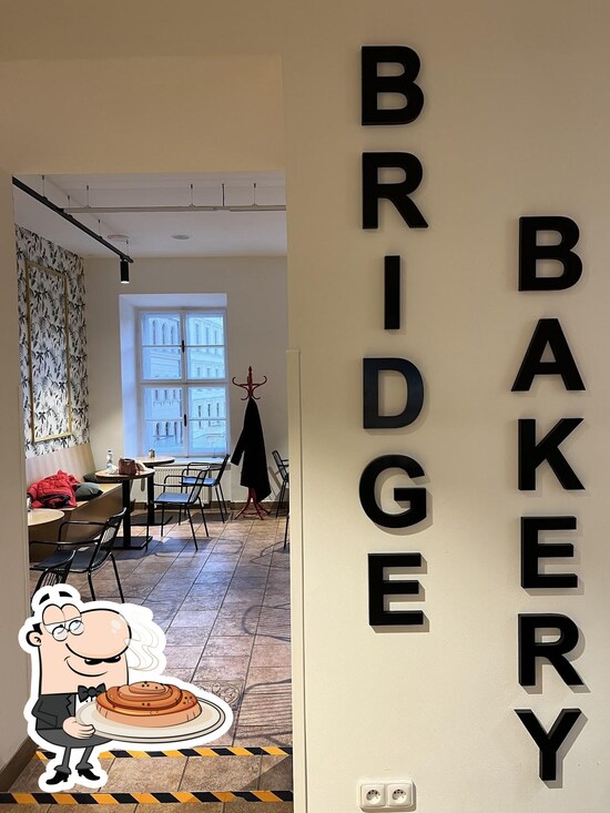 Menu at Bridge Bakery, Prague