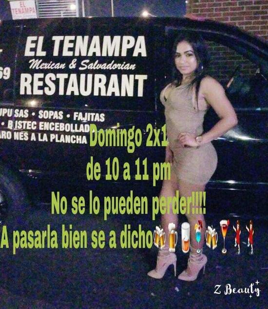 Carta de El Tenampa Restaurant And Grill, Manassas