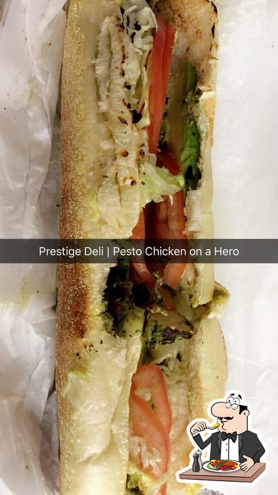 Menu at Prestige Cafe and Deli, New York City, 228 Fort Washington Ave