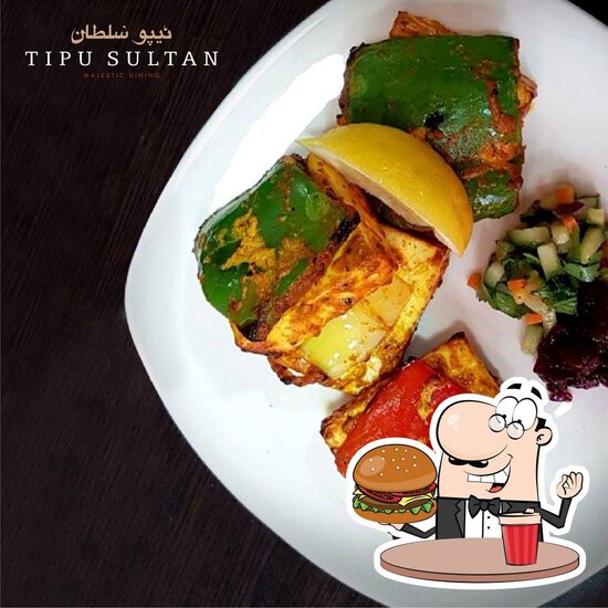 Menu at Tipu Sultan restaurant, Nottingham