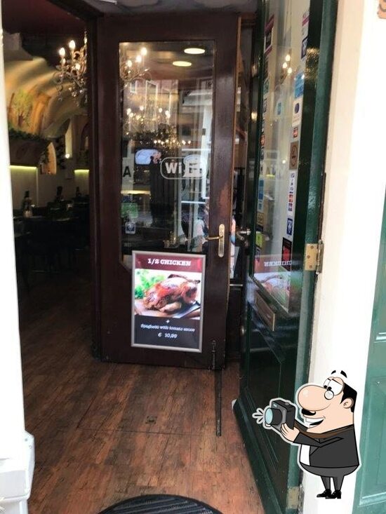 Menu au La Madonna, Amsterdam, Nieuwendijk 33