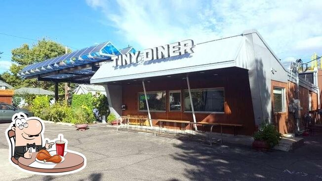 Menu at The Tiny Diner restaurant, Minneapolis