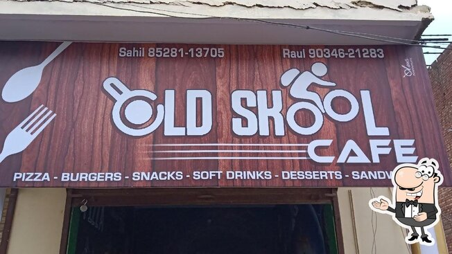 Menu at Old Skool Cafe, Khanauri