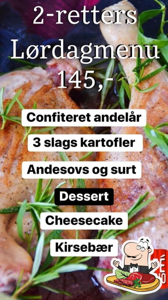Menu at Café Vig bio restaurant, Vig