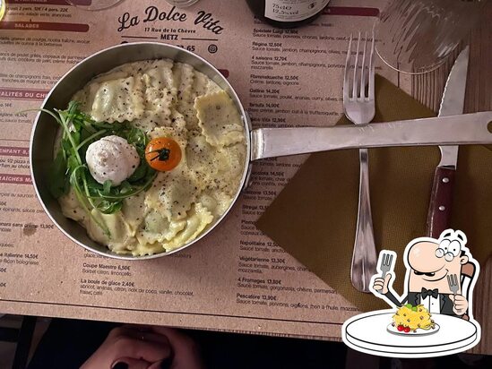 Menu at Restaurant La Dolce Vita, Metz