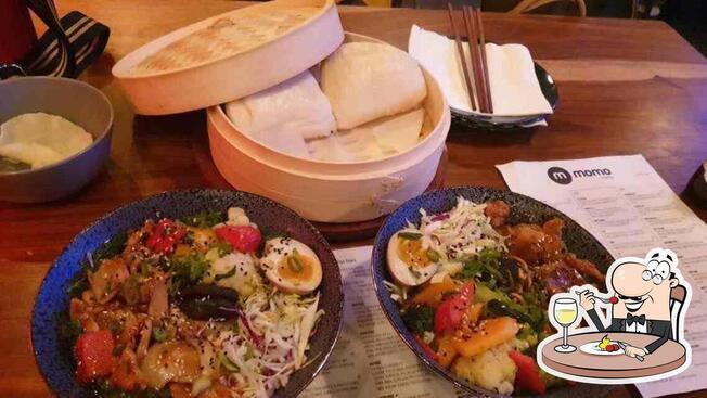 Menu at Momo Soko restaurant, Johannesburg, 198 Oxford Rd