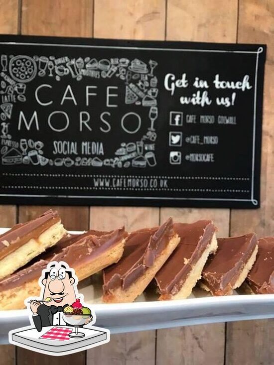 Menu at Café Morso Colwall cafe, Malvern