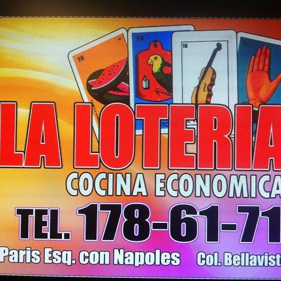 Menu at La loteria cocina economica restaurant, Sonoyta