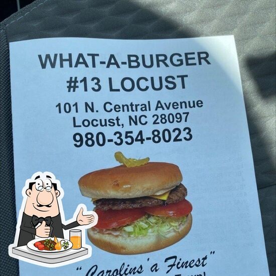 Carta de barbacoa What-A-Burger #13, Locust