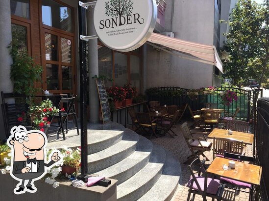 Menu at SONDER restaurant, Prishtina