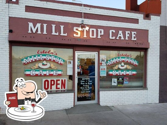 Menu at Mill Stop Cafe, Pueblo