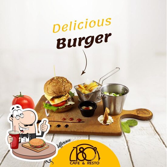 Menu au 180° CAFE & RESTO, Sousse, RHQW+PWG