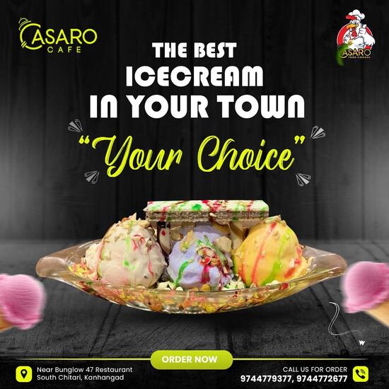 Menu at Casaro cafe, Kumbla (Kumble)