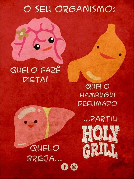Menu at Holy Grill restaurant, Duque de Caxias