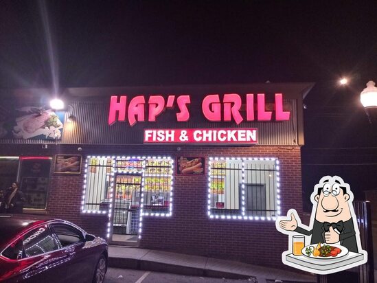 Menu at New Hap's Grill restaurant, Chicago