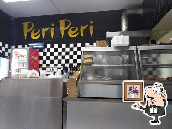 Menu at Peri Peri restaurant, Andrychów