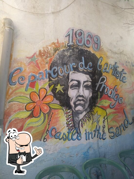 Menu at Cafe Jimi Hendrix, Diabat, F6JM+5JQ