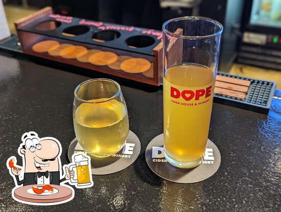 Menu at DOPE Cider House and Winery pub & bar, Youngstown