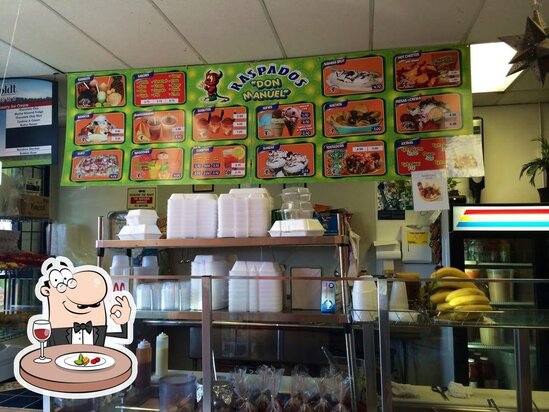 Menu at Raspados Don Manuel 3, Lynwood
