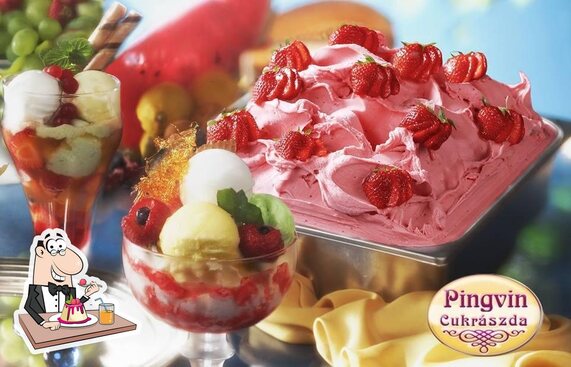 Pingvin Cukrászda desserts, Vác - Restaurant reviews