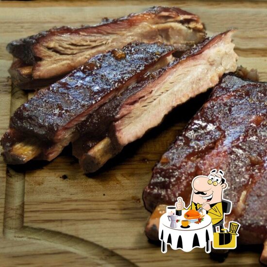 Menu at Bulldog BBQ, Ballinger