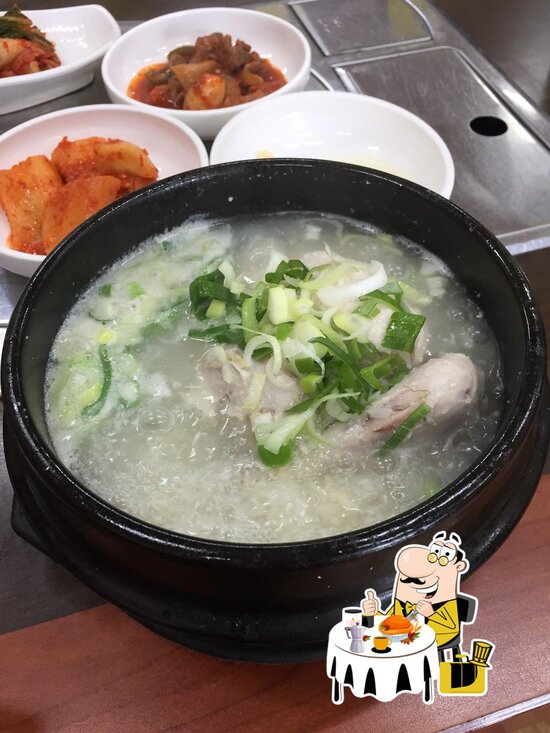 Menu at 장모님삼계탕 restaurant, Geoje-si