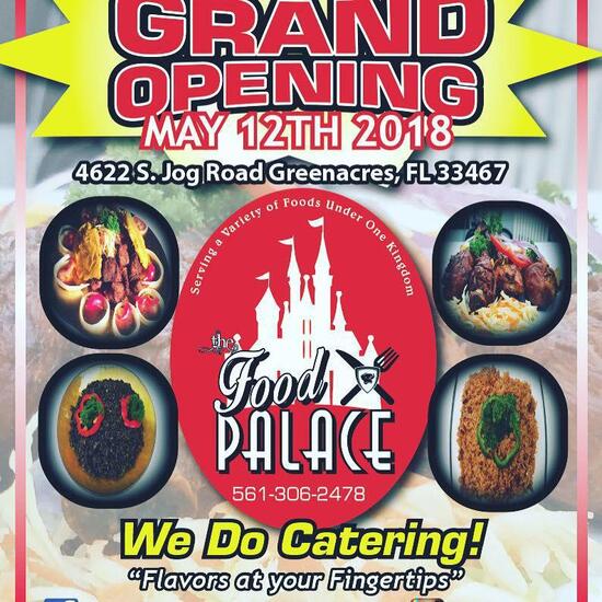 Menu at Food palace restaurant, Greenacres