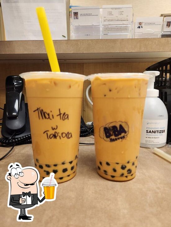 Carta del café Boba Heaven, Oak Lawn