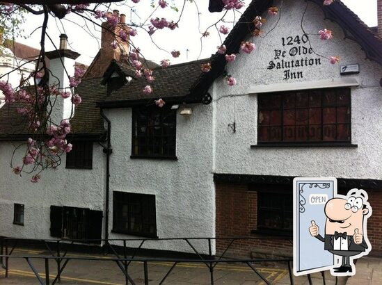 Menu at Ye Olde Salutation Inn pub & bar, Nottingham