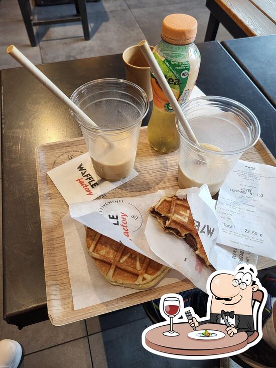 Menu at Waffle Factory restaurant, Plaisir