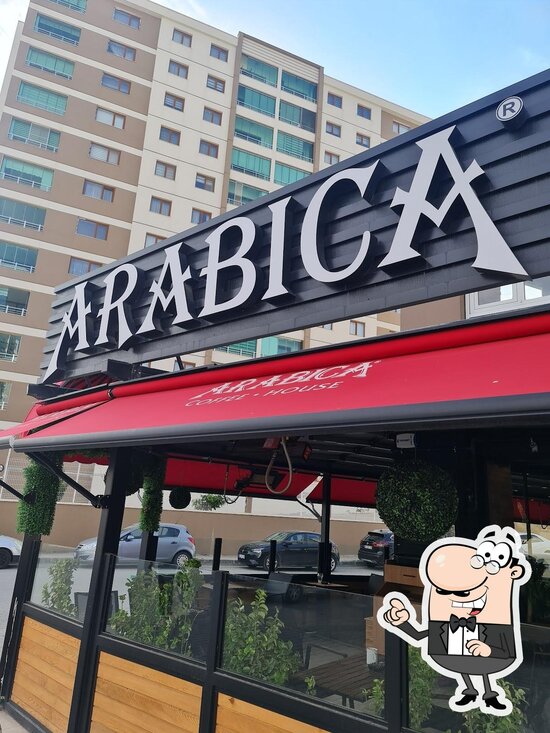 Menu at Arabica coffee, Ankara, Malazgirt 1071. Cd. No 55/A