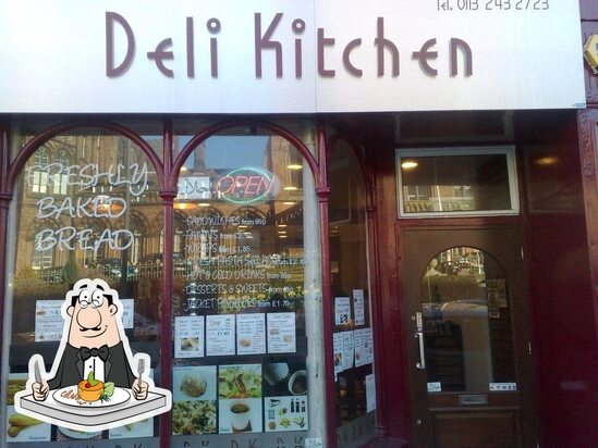 Menu at Deli Kitchen cafe, Leeds