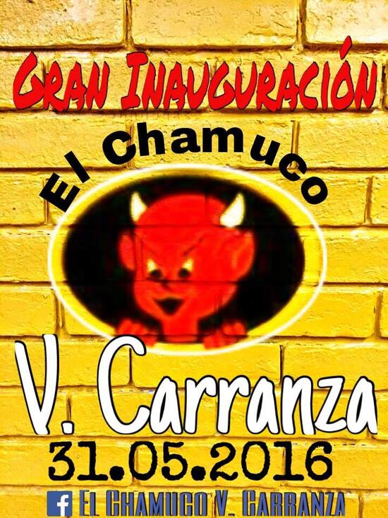 Menu at El Chamuco V. Carranza pub & bar, Saltillo