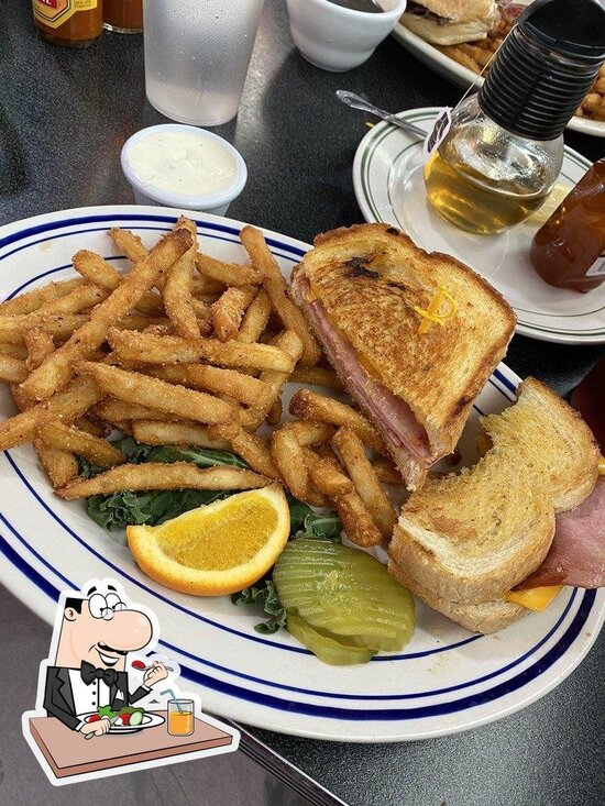 Menu at Harlow's Diner restaurant, Rathdrum