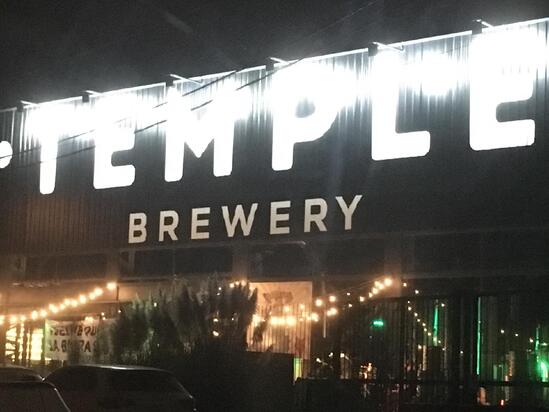 Menu at Temple Brewery pub & bar, Manuel Alberti