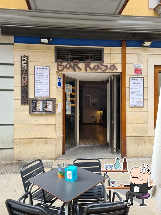 Menu at Bar Rasa, Briviesca