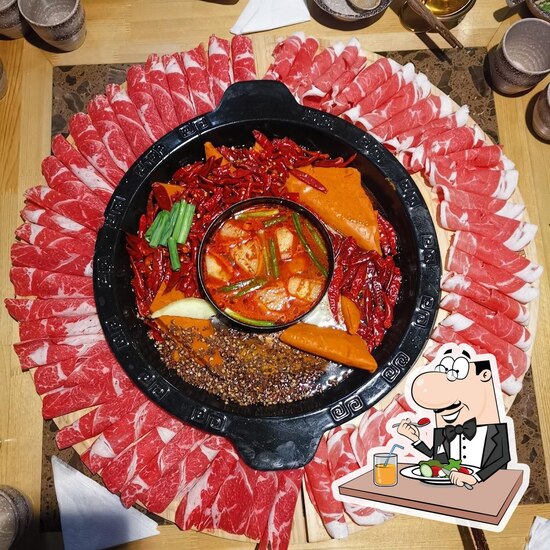 Menu at Nine's Hot Pot restaurant, Calgary