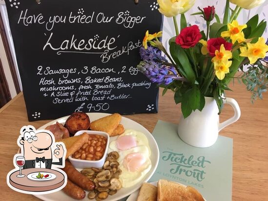 Menu at The Tickled Trout cafe, Eccleshall