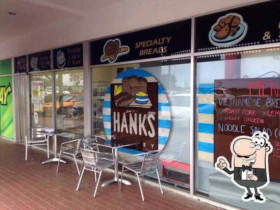 Menu at Hanks Bakery, O'Halloran Hill