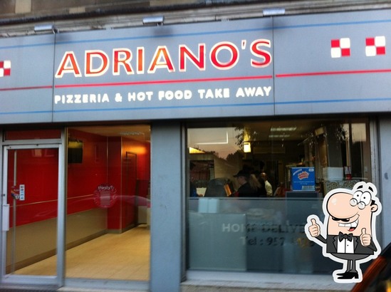 Menu at Adriano's Fish & Chips & Pizzeria, Clydebank