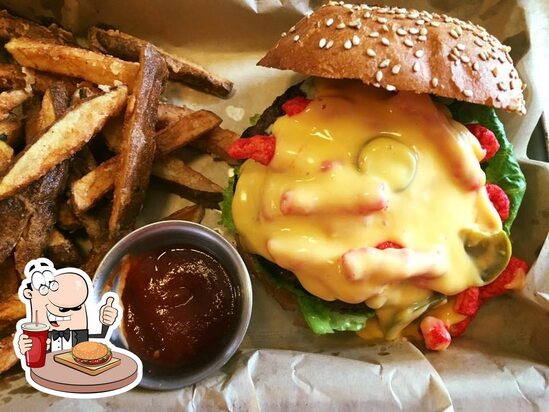 Menu at Burger St restaurant, Ciudad Juarez