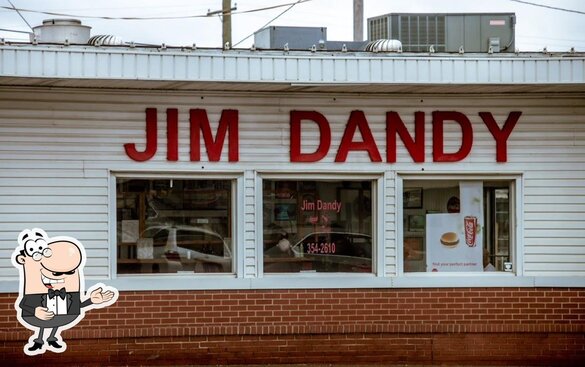 Menu at Jim Dandy Drive in restaurant, Portsmouth
