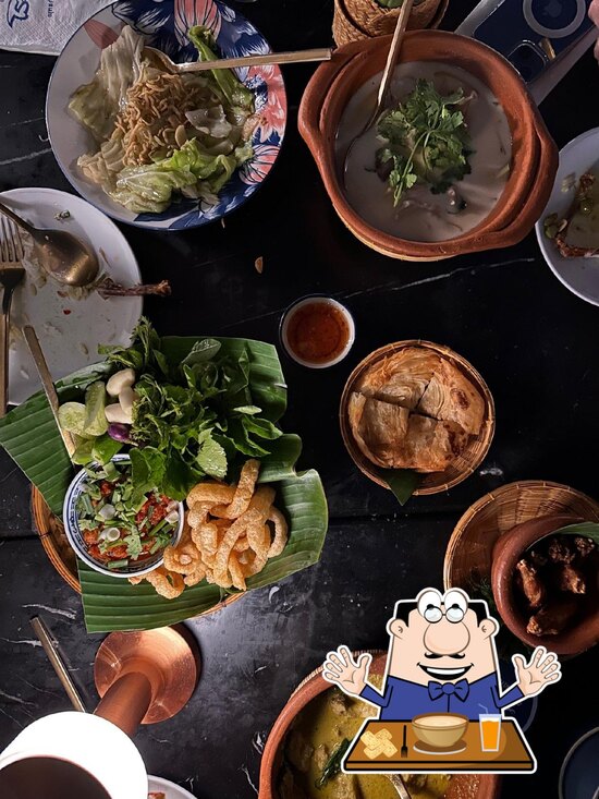 Menu at RONGROS restaurant, Bangkok