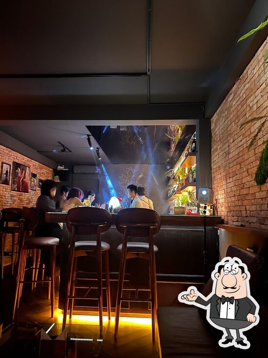 Menu at The Moss Bar, Ho Chi Minh City