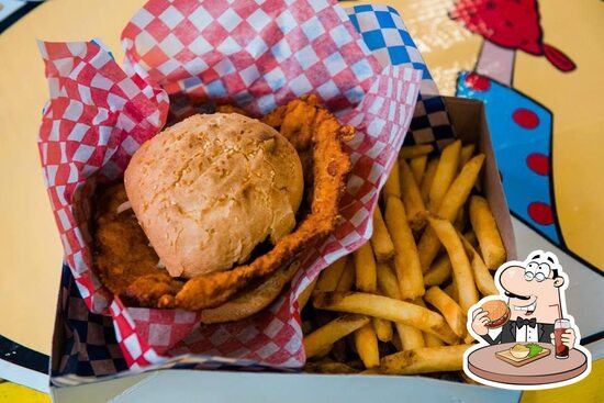 Menu at Rudy’s Island take out restaurant, Borden-Carleton