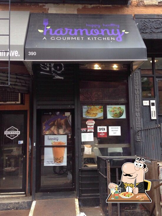 Carta del restaurante Harmony, Nueva York, 390 Manhattan Ave