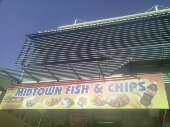 Menu at Midtown Fish & Chips restaurant, Rustenburg