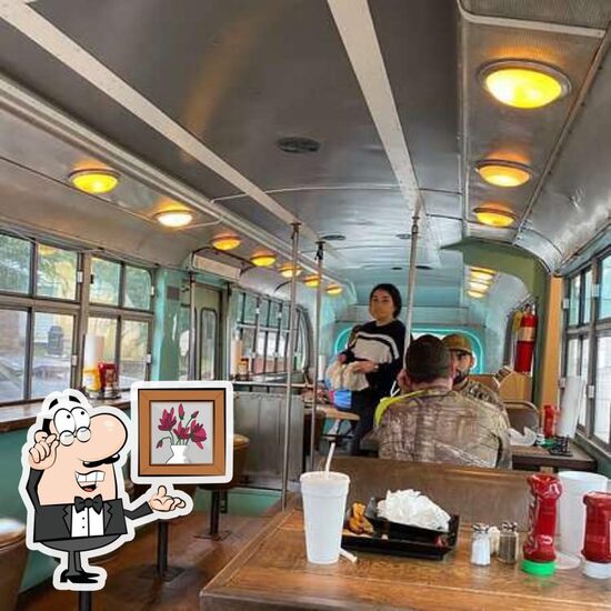 Menu at The Burger Bus restaurant, Cork