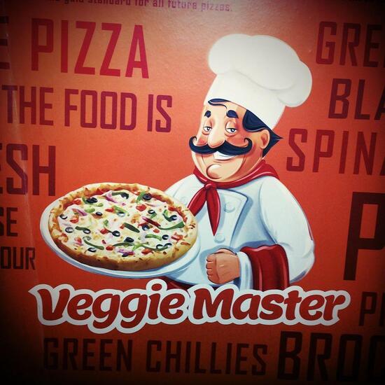 Menu at Veggie Master restaurant, London